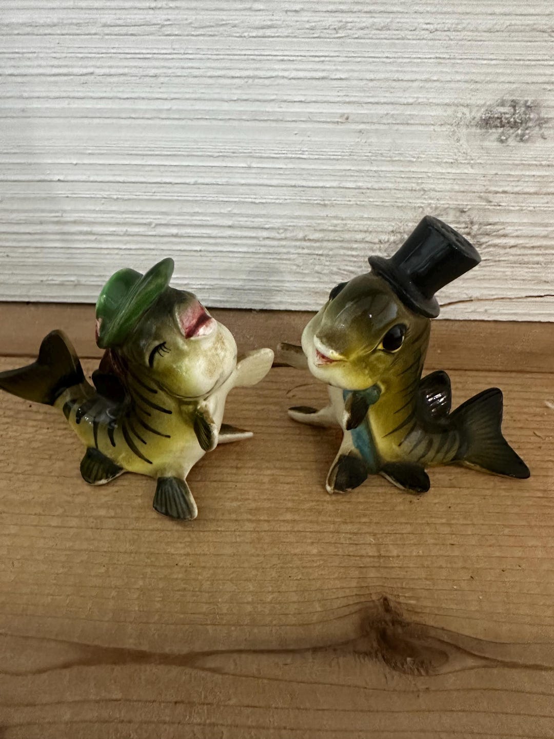 Vintage Anthropomorphic Fish Shakers - Etsy
