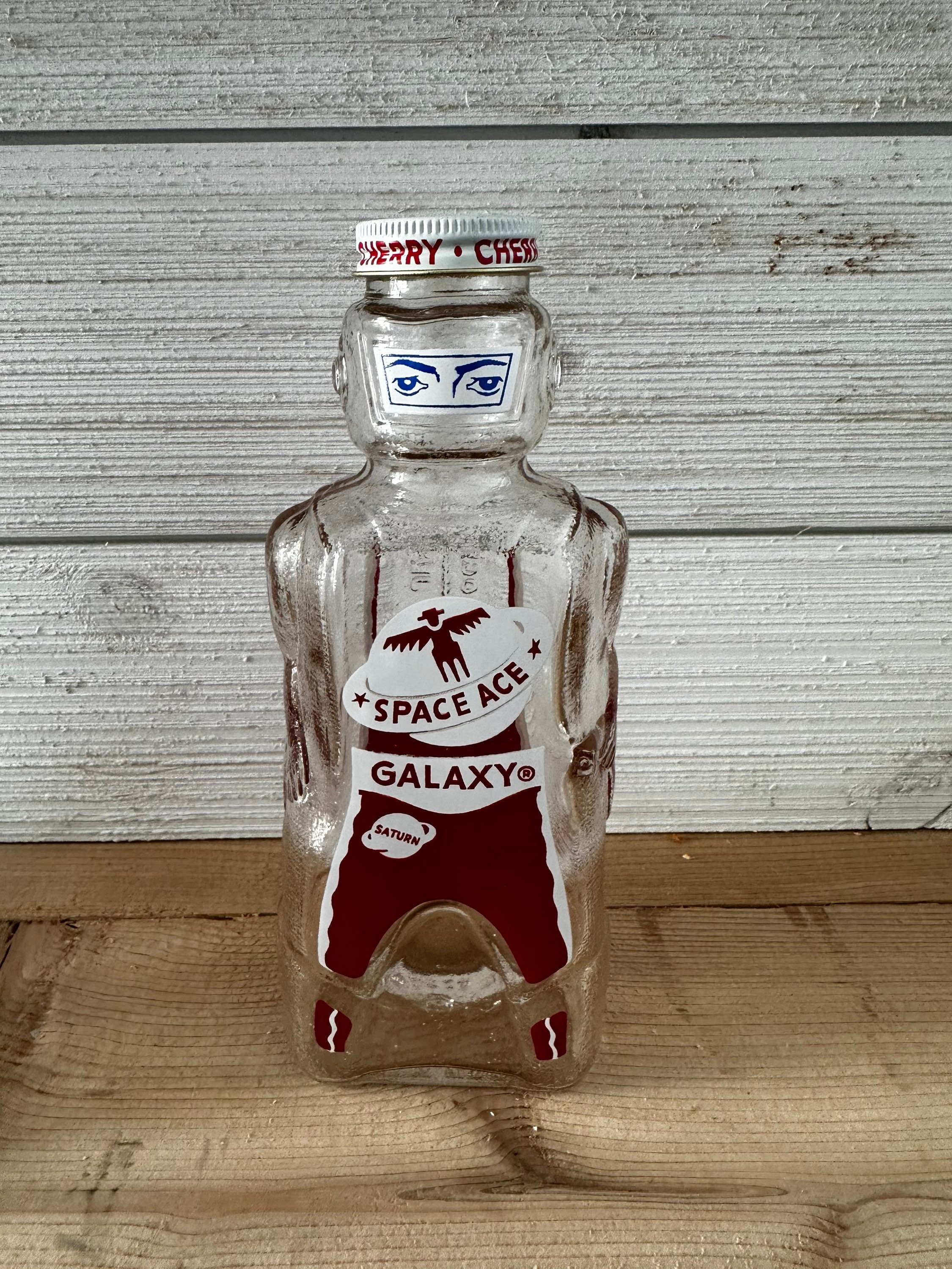 Galaxy Spaceman Red Syrup Bottle - Etsy