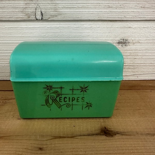 Vintage Recipe Box - Etsy