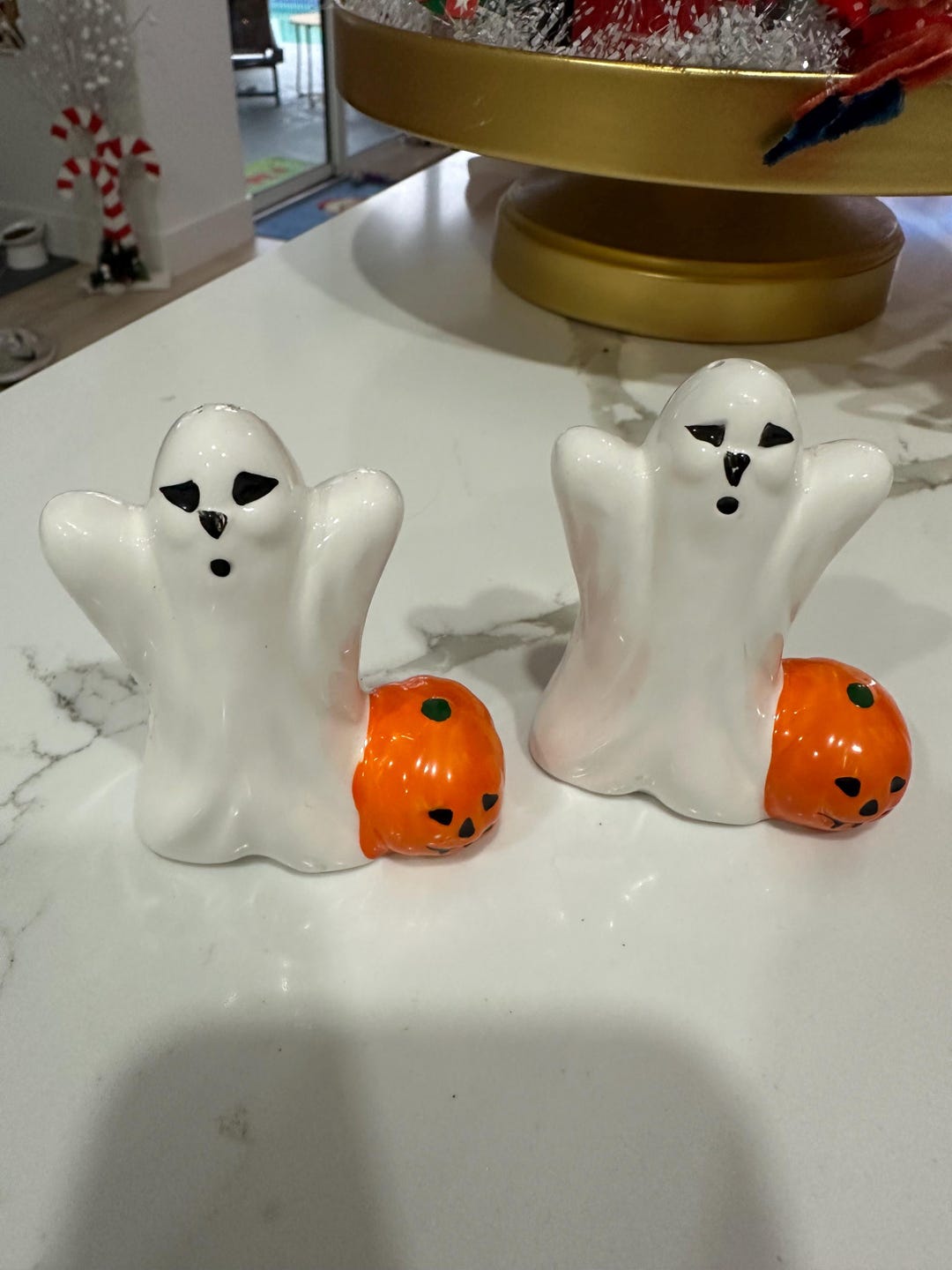 Vintage Halloween Ghost Salt and Pepper Shakers - Etsy