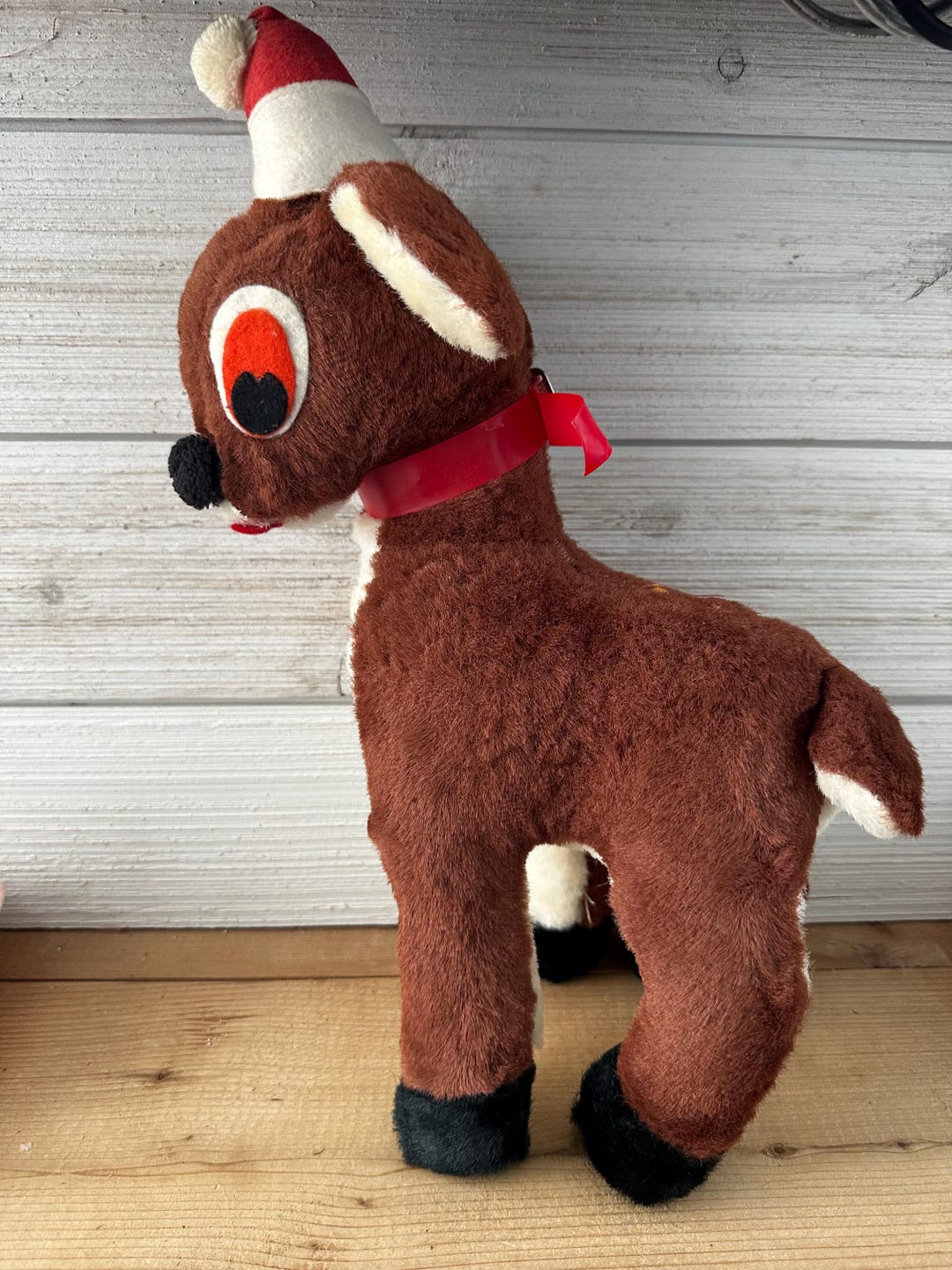 Vintage Stuffed Reindeer - Etsy