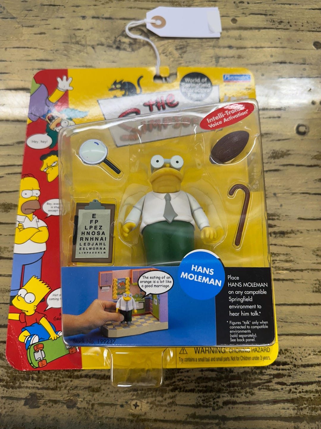 Vintage NOS Simpsons Hans Moleman Figure - Etsy