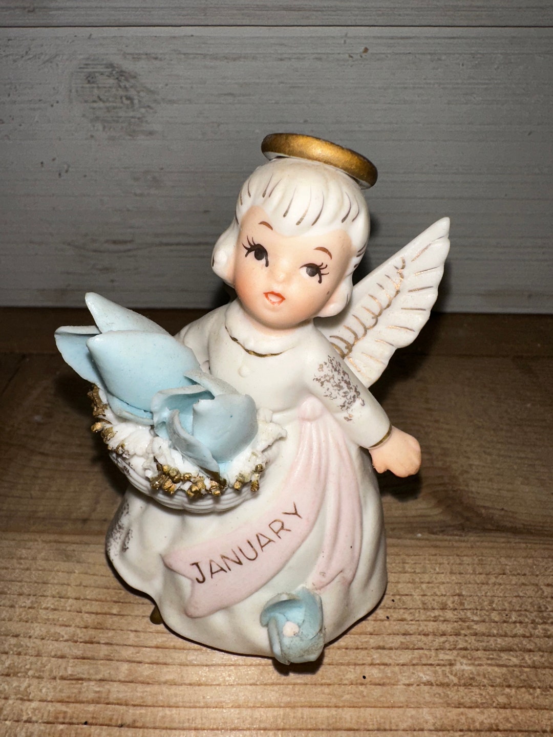 Lefton January Angel - Etsy