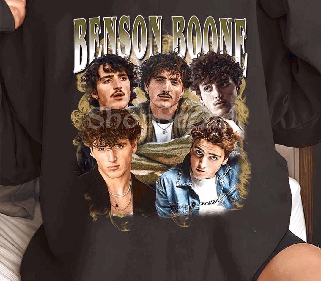 Benson Boone Bootleg T-shirt 2024 Concert Tee Beautiful Things Tour ...