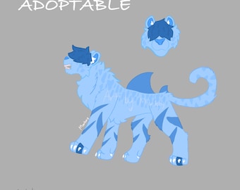 Furry Tiger Adopt - Etsy