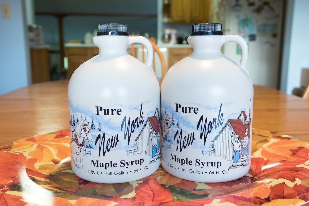 2024 New York State Organic Maple Syrup (two) 1/2 Gallons - Etsy