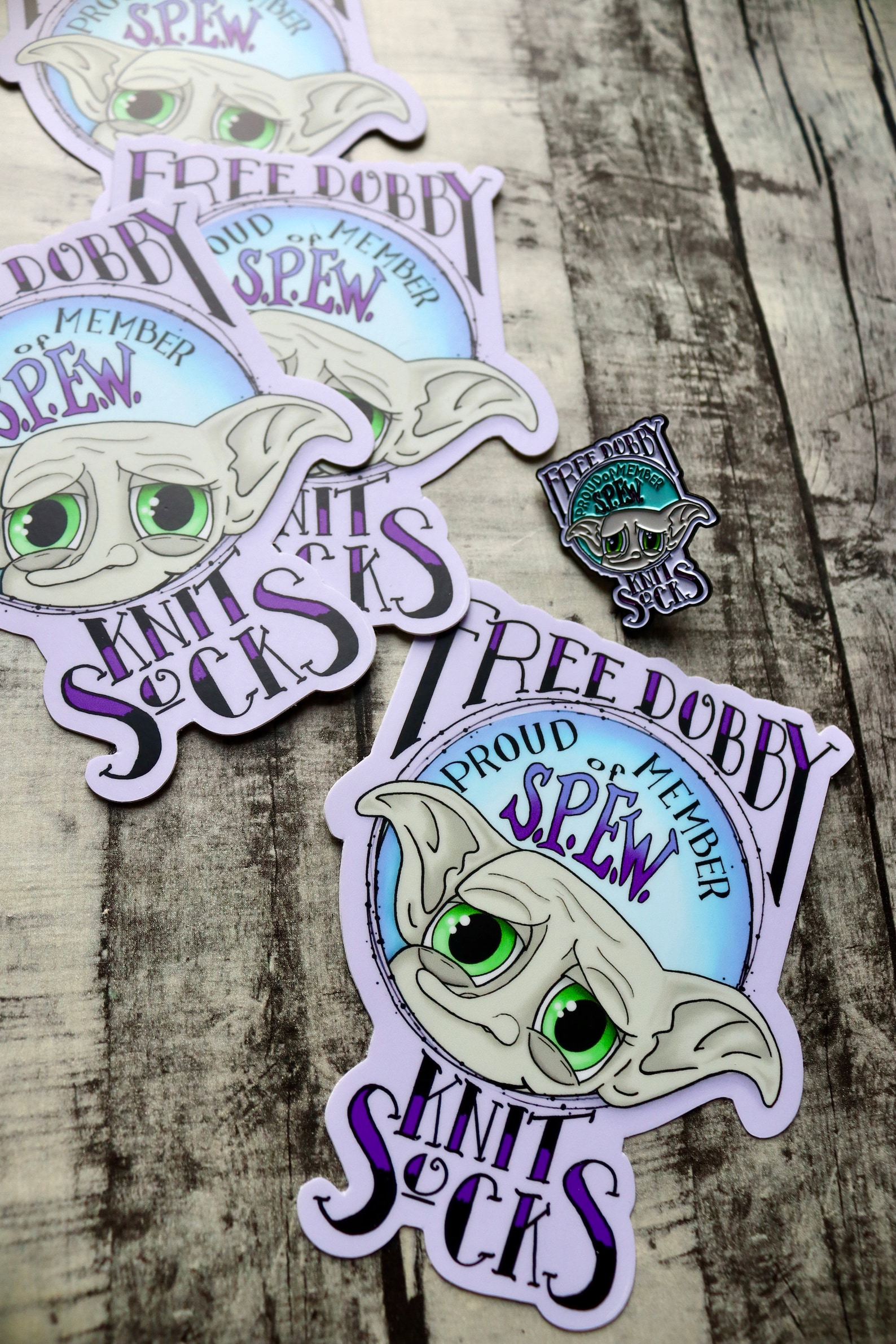 Sticker: Free Dobby Knit Socks | Etsy