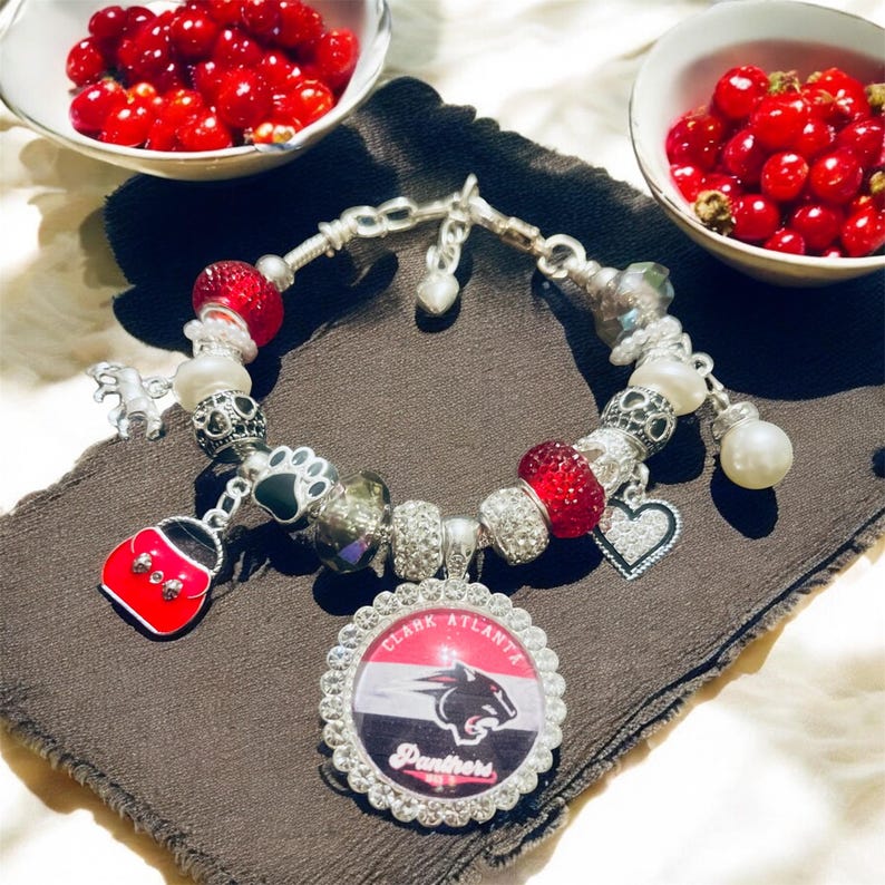 Atlanta Clark HBCU Charm Bracelet - Etsy