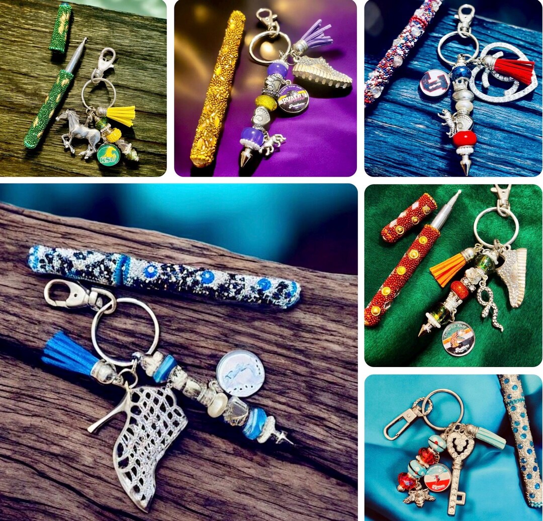 HBCU Keychain and Bejeweled Pen Set - Etsy