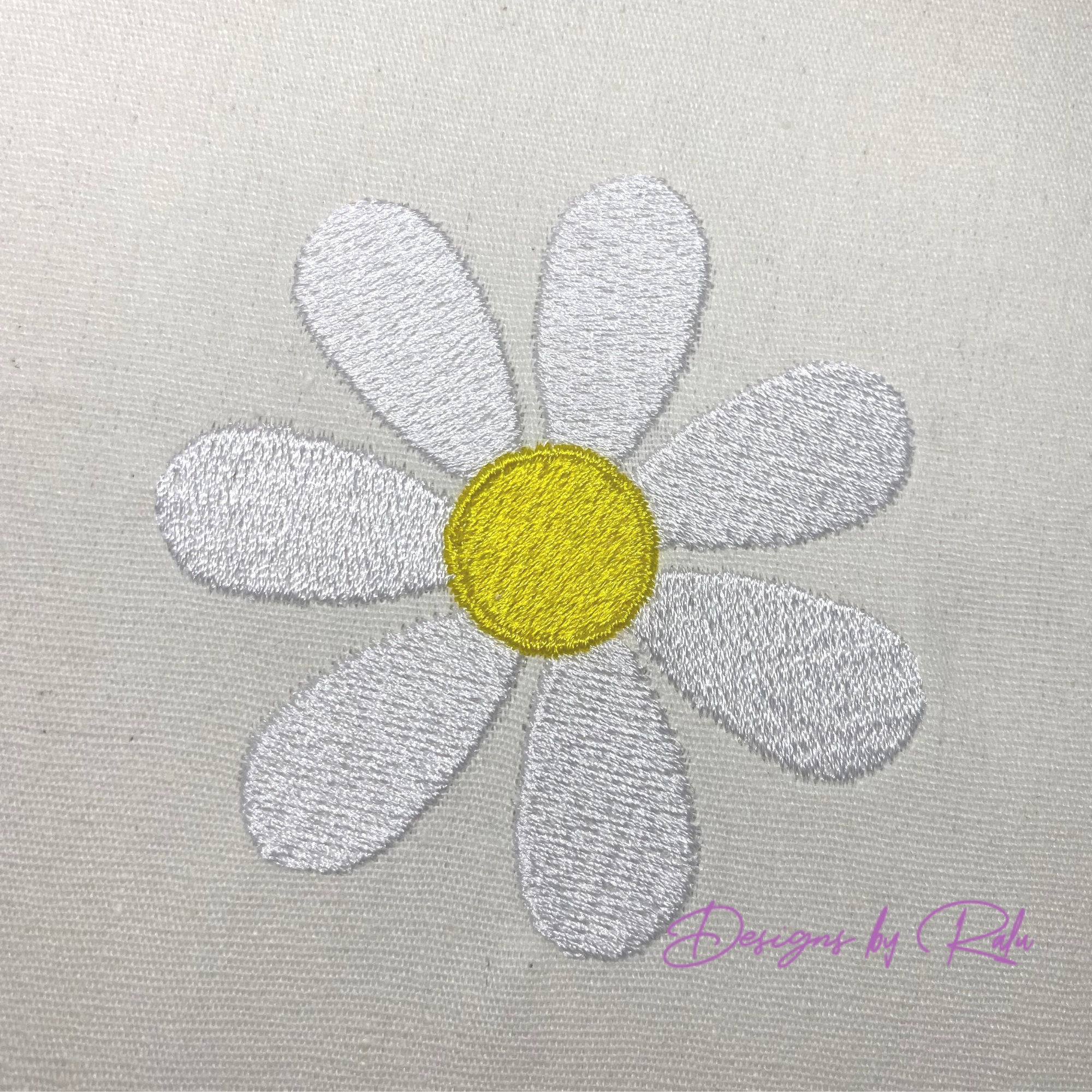 Daisy Flower Machine Embroidery Design, Flower Embroidery, Floral ...