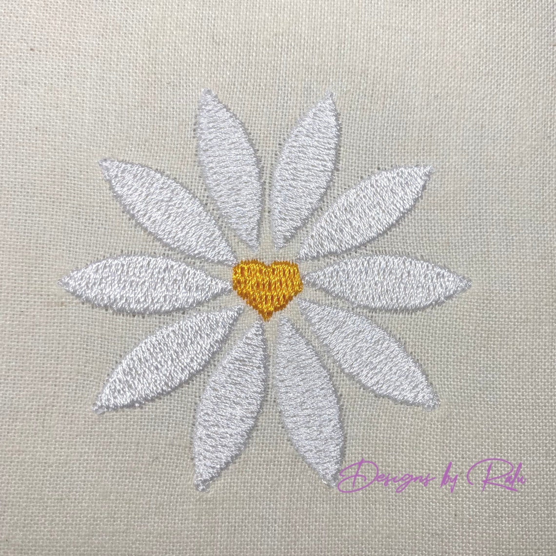 Daisy Flower Machine Embroidery Design, Flower Embroidery, Floral ...