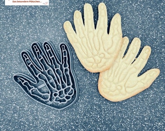 Skeleton Hand Cookie Cutter - Etsy