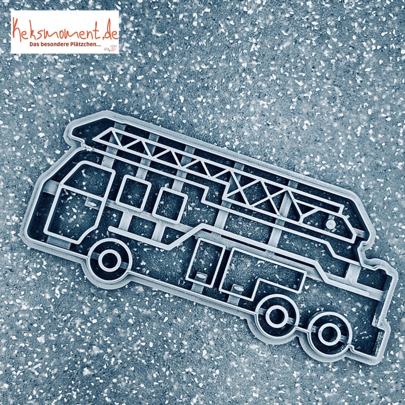 Fire Engine Turntable Ladder Cookie Cutter / Cookie Stamp - Etsy