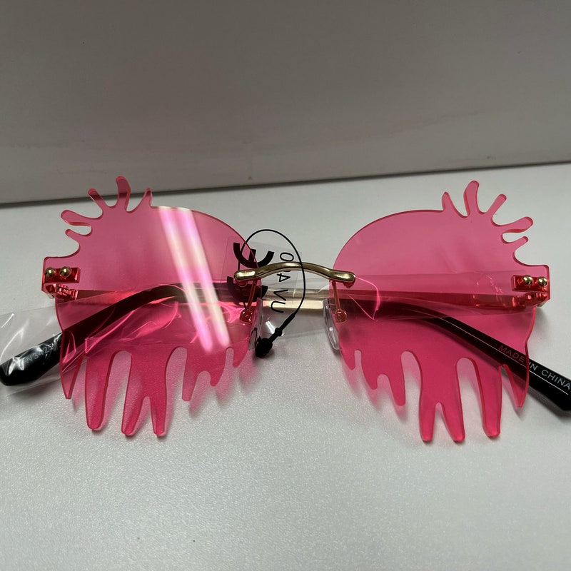 Dripping Heart Sunglasses - Etsy