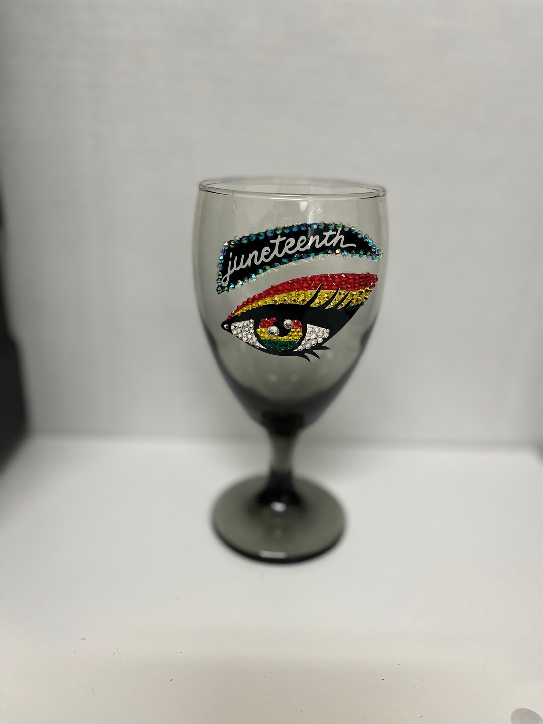 Juneteenth Wine Glass, Drinking Mason Jar With Straw - Etsy