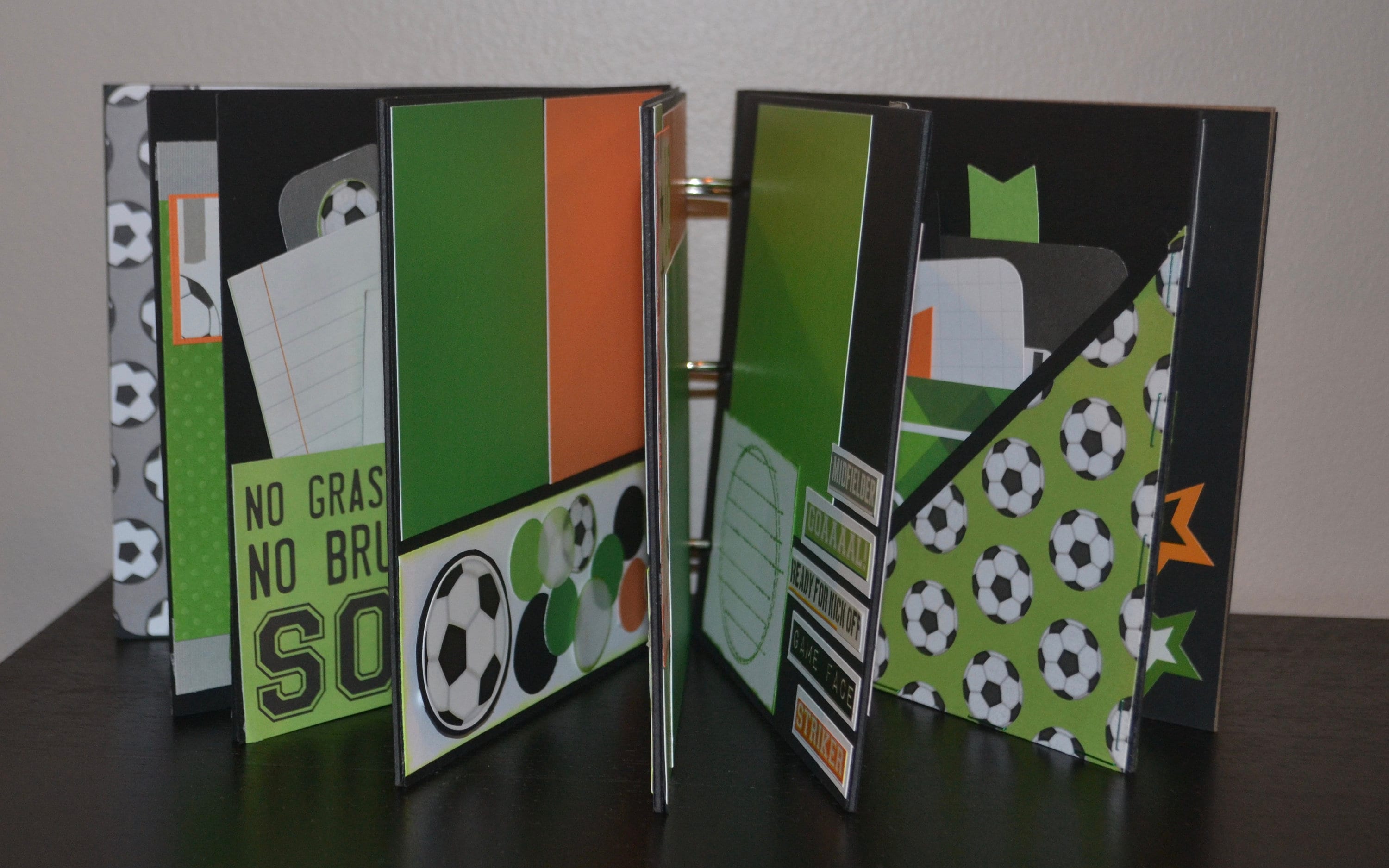 Soccer Scrapbook, Soccer Team Book, Soccer Keepsake Book, Soccer Mini ...
