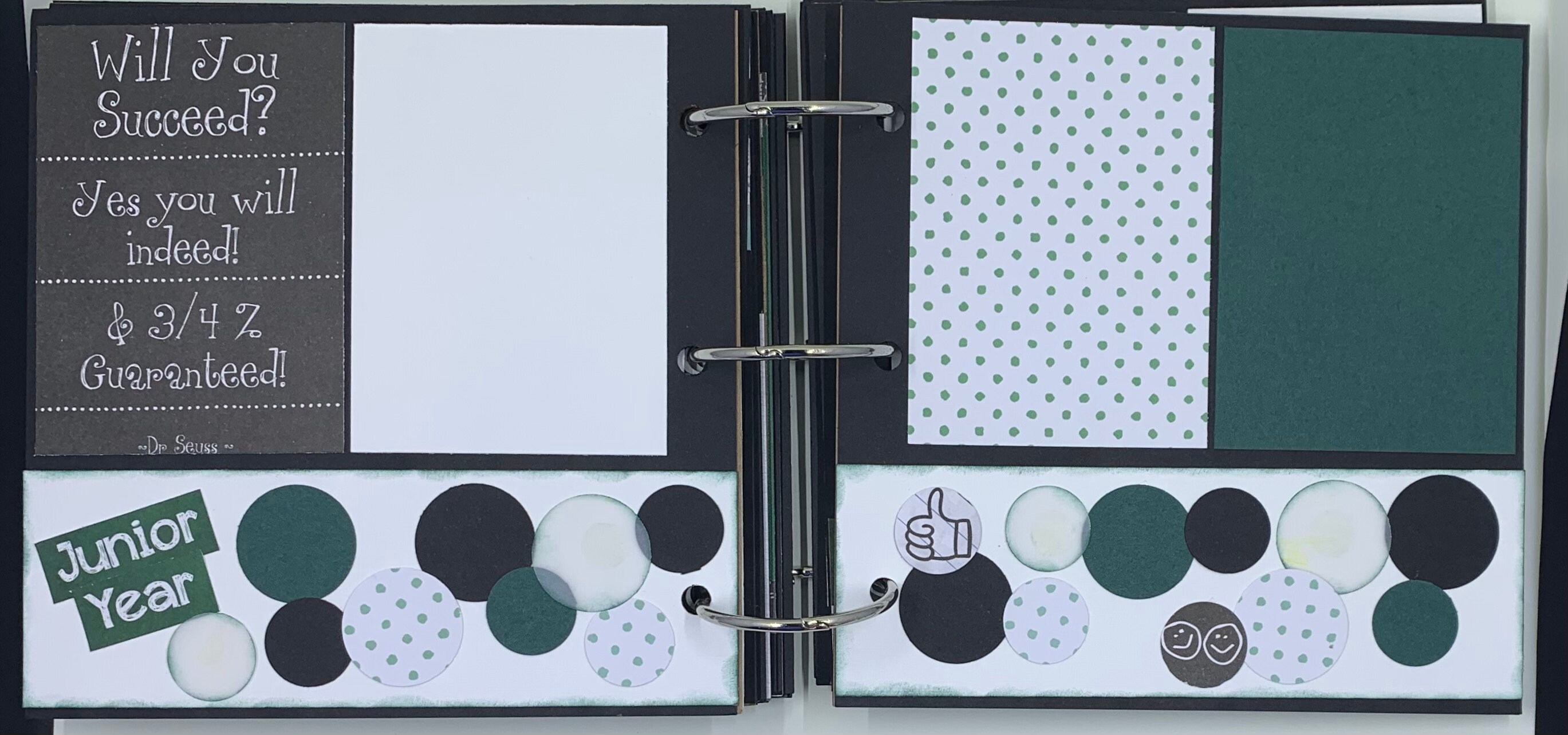 High School Scrapbook; School Photo Album, School Keepsake Book ...