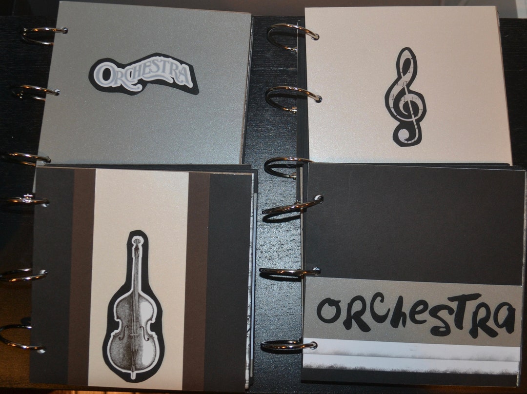 Orchestra Scrapbook Strings Scrapbook High School Orchestra - Etsy France