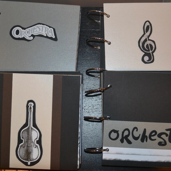 Orchestra Scrapbook - Etsy