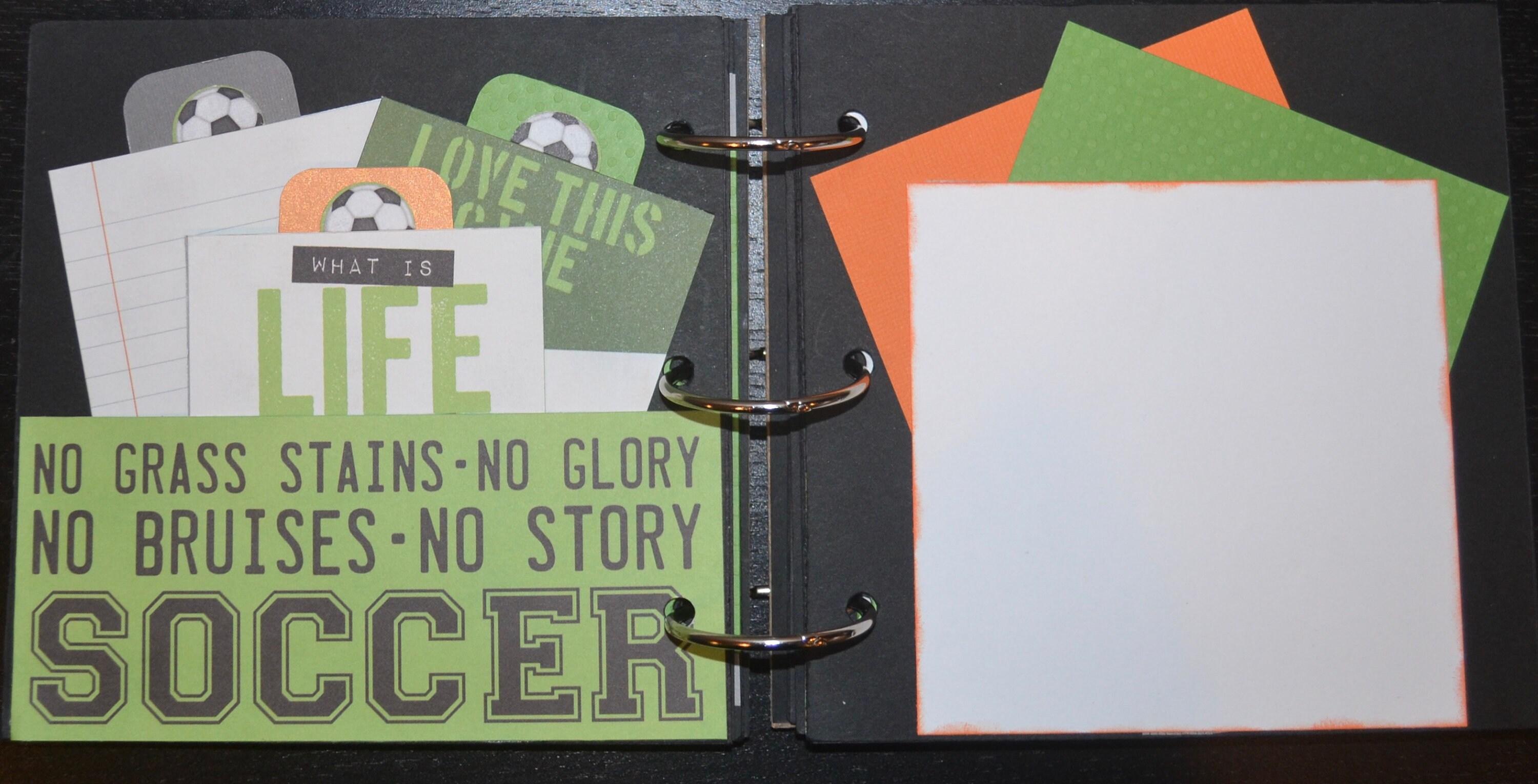 Soccer Scrapbook, Soccer Team Book, Soccer Keepsake Book, Soccer Mini ...