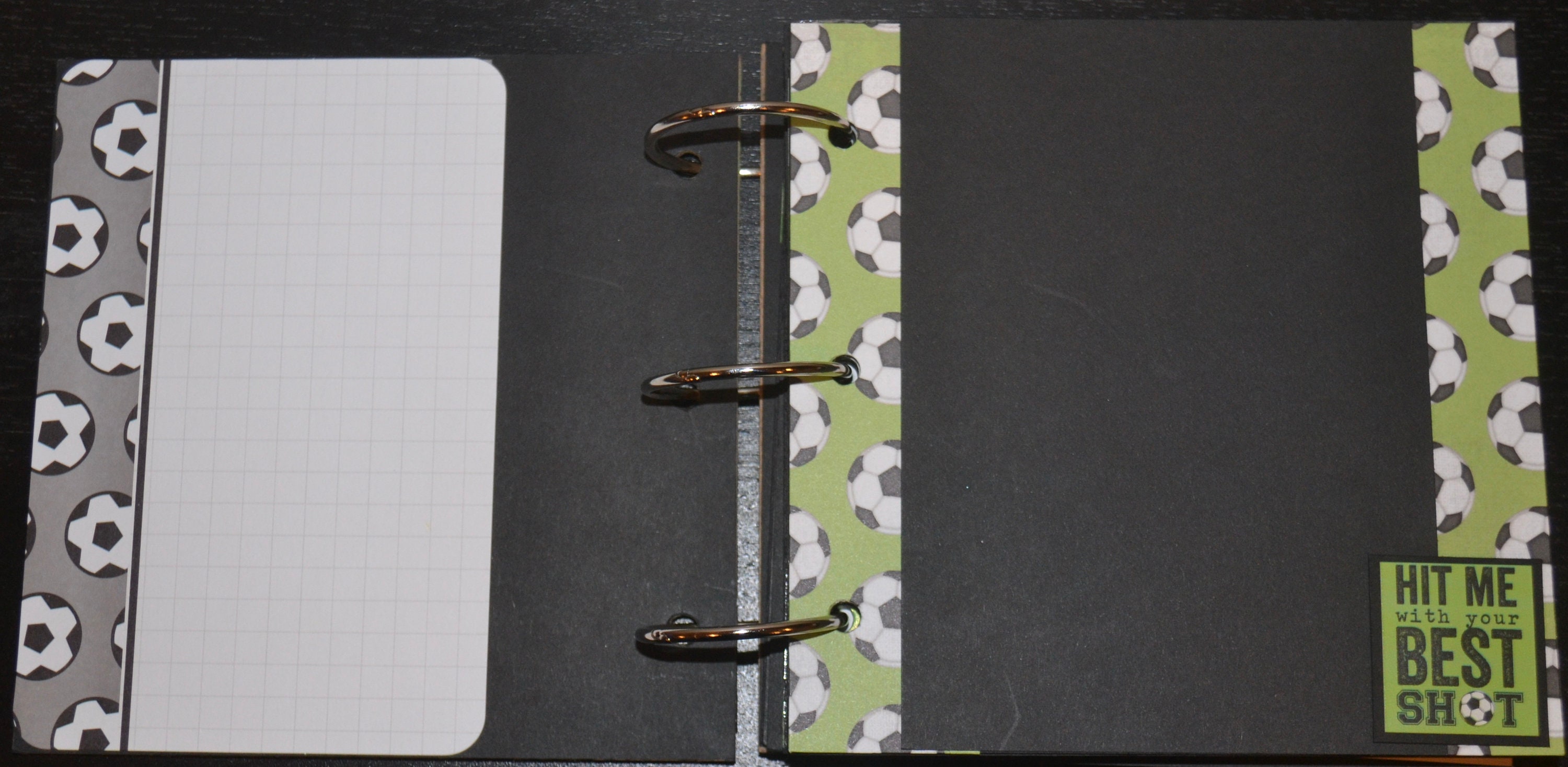 Soccer Scrapbook, Soccer Team Book, Soccer Keepsake Book, Soccer Mini ...