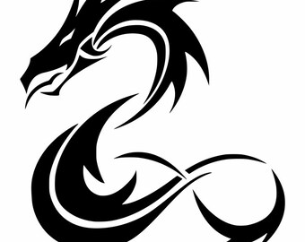 Dragon Vinyl Decal | Etsy