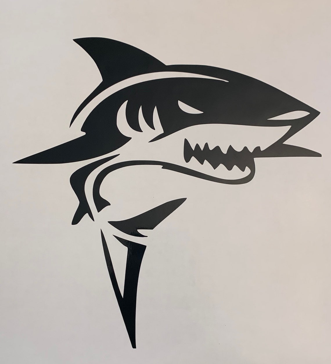 Shark Vinyl Decal | Etsy