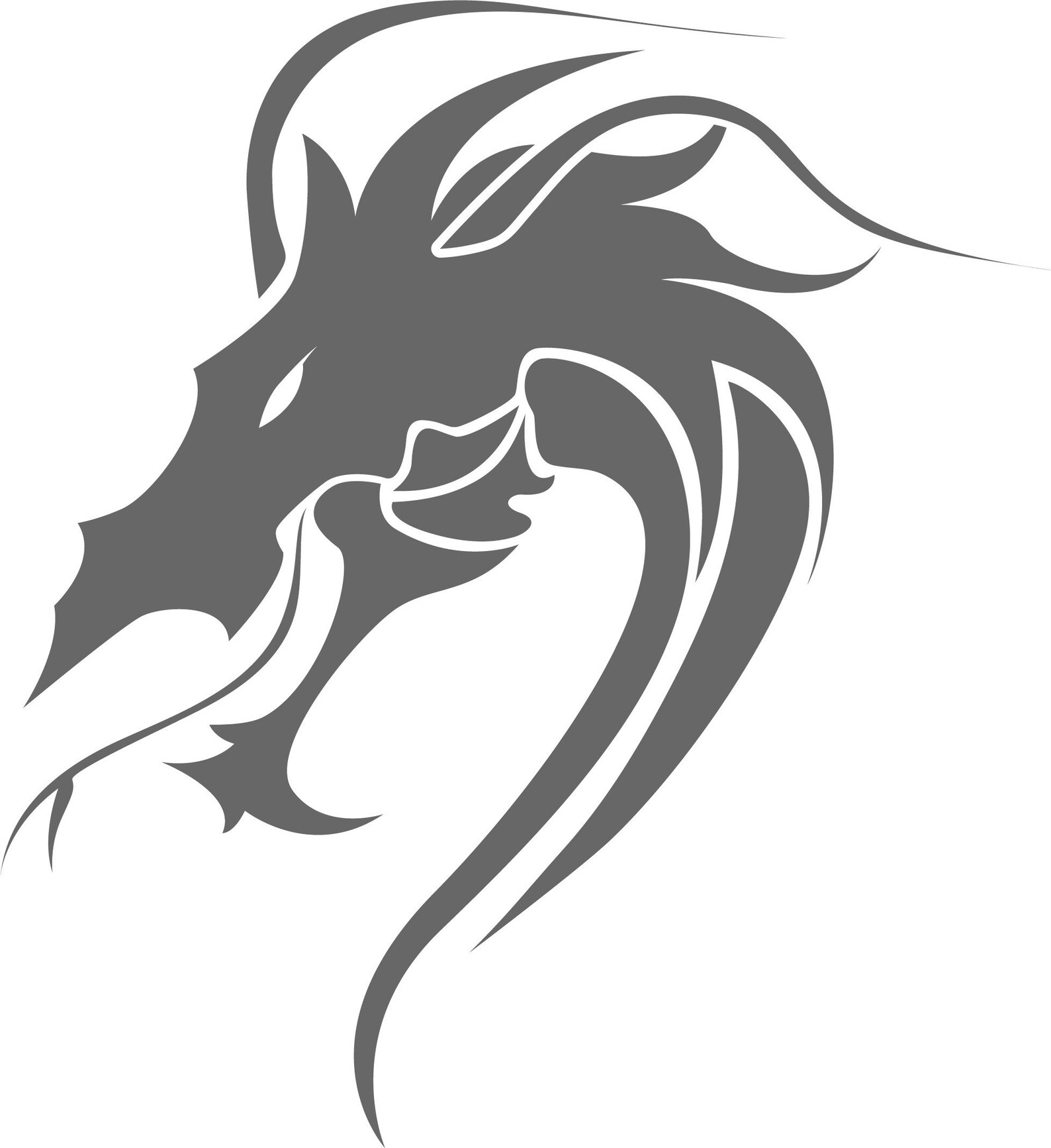 Dragon Vinyl Decal | Etsy