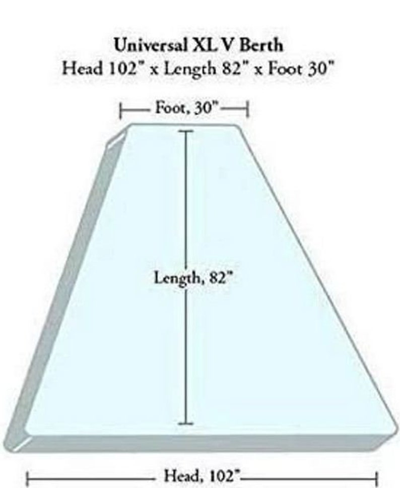 Boating Sheet Set 100% Cotton 400TC Universal AFT Berth/v Berth/xl-v ...