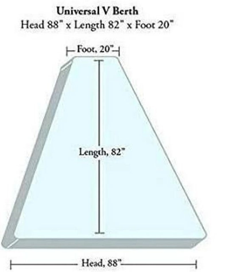 Boating Sheet Set 100% Cotton 400TC Universal AFT Berth/v Berth/xl-v ...