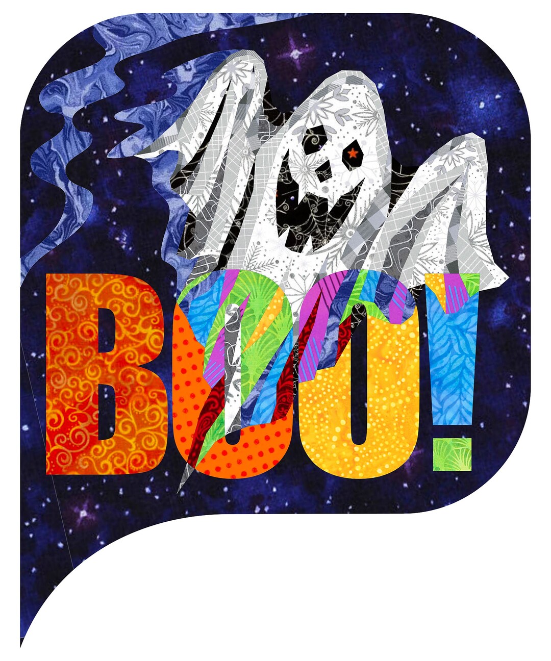 BOO Quilt Pattern - Etsy