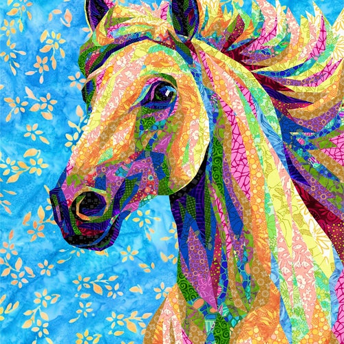 Fabric Collage Quilt Tutorial Turn A Photo Into A Pattern - Etsy