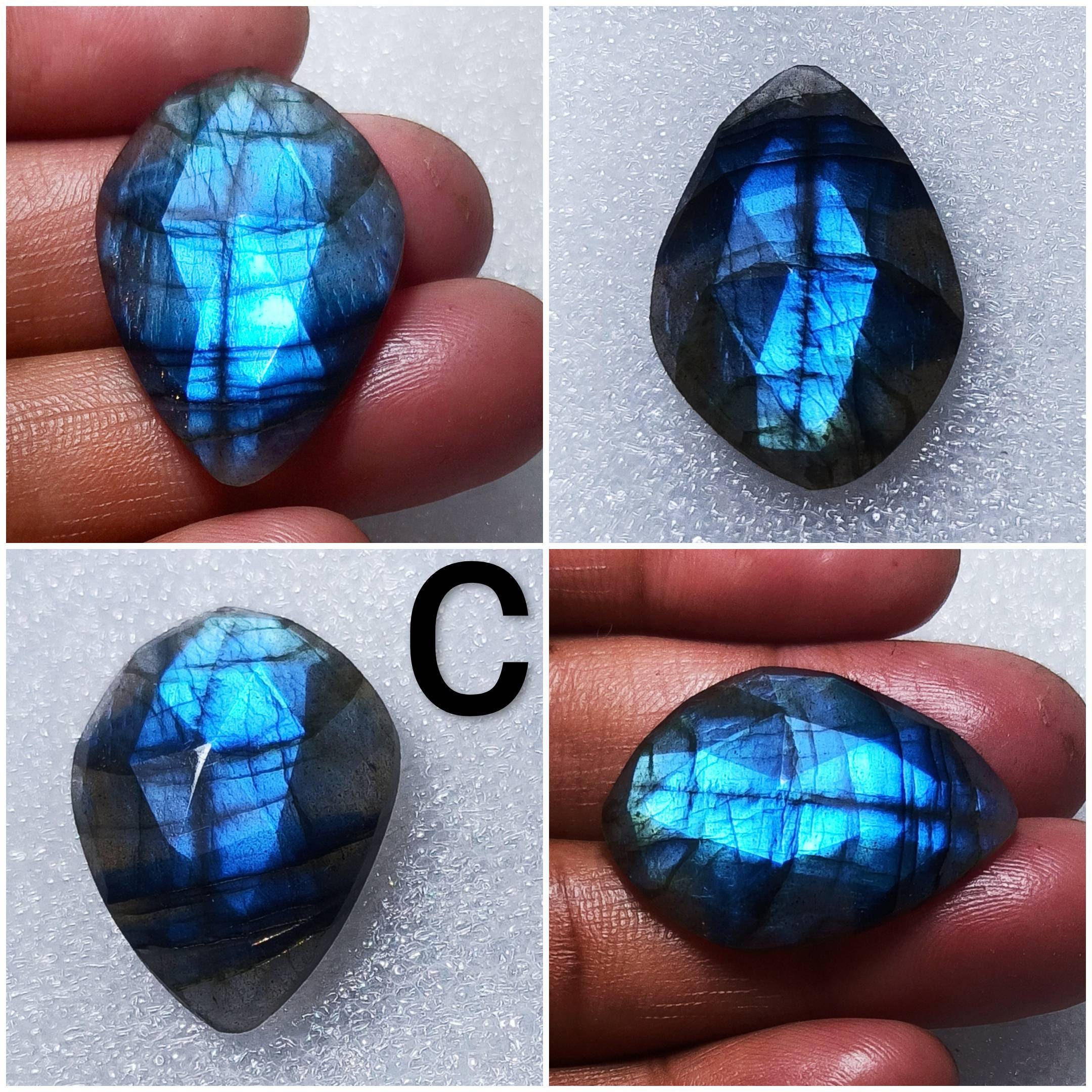 AAA Multi purple Labradorite cabochon Rose cut Labradorite Loose stone ...