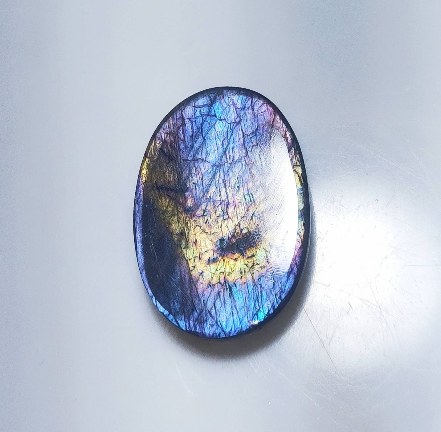 AAA Multi purple Labradorite cabochon Purple Labradorite Loose stone ...