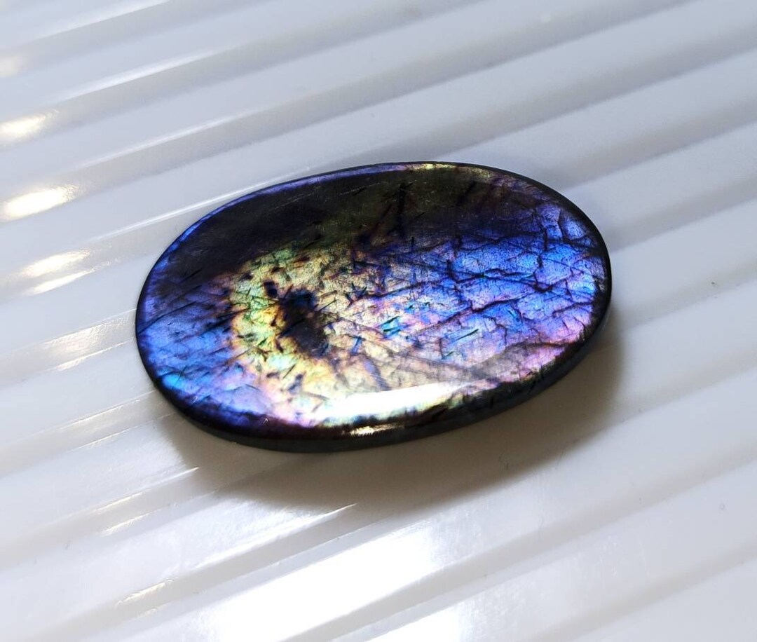 AAA Multi purple Labradorite cabochon Purple Labradorite Loose stone ...