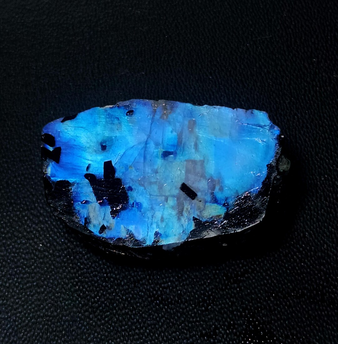 Raw Rainbow Moonstone Slab, Unpolished Meditation Crystal - Etsy