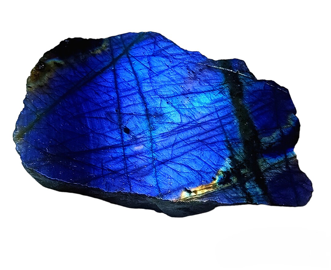 1 Pc Madagascar Natural Labradorite Slab Raw High Flash Spectrolite ...