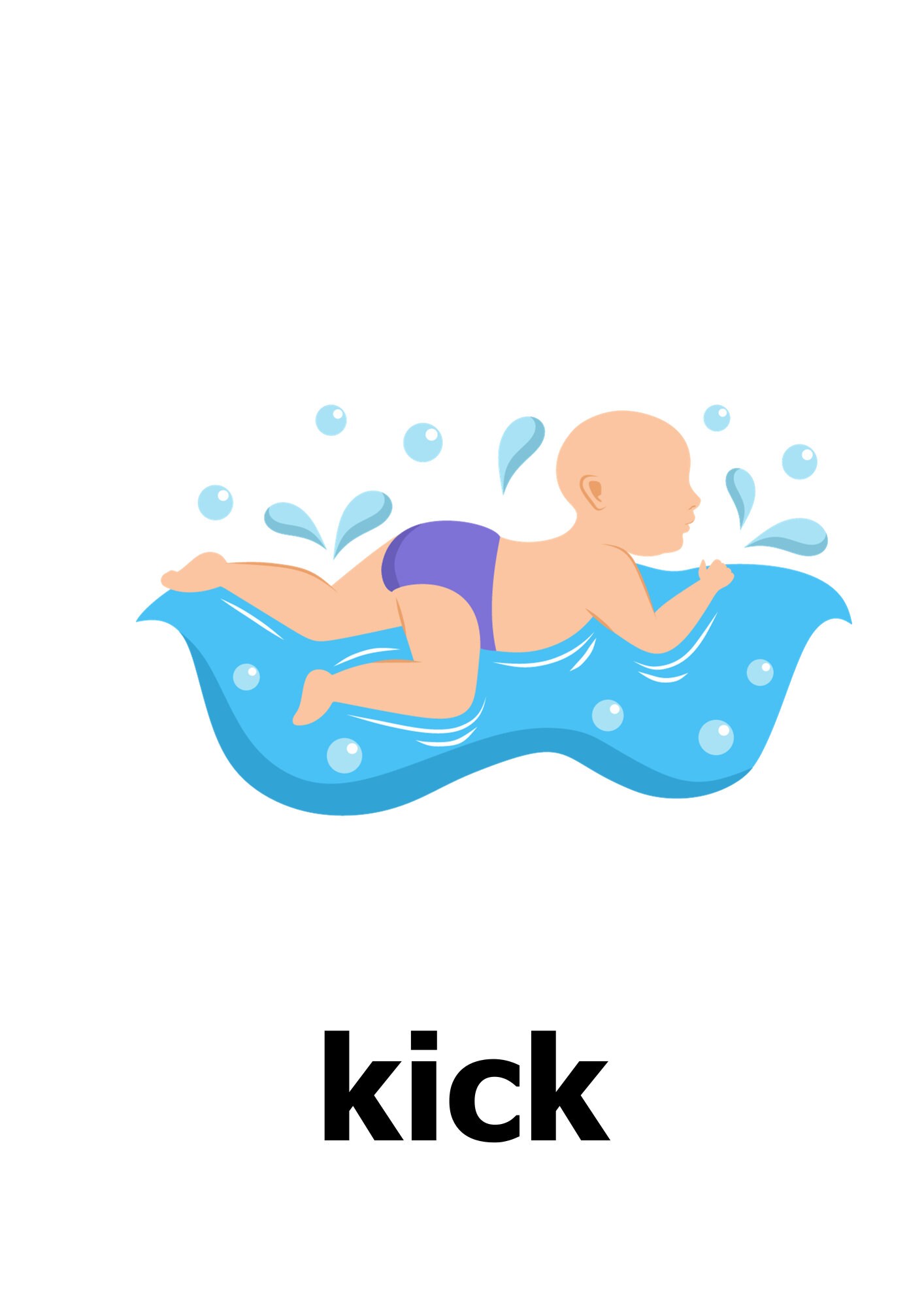 My Swimming Words Book Printable PDF Vocab Book for Children Learning ...