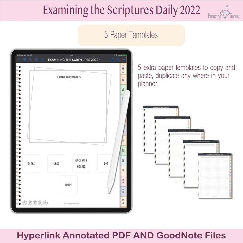 JW Examining the Daily Scriptures Digital Journal JW - Etsy