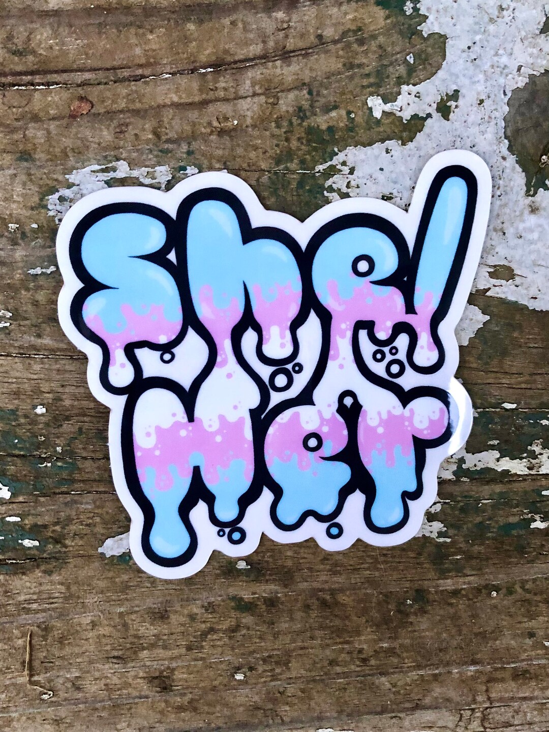 She/her Slimy Pronoun Sticker - Etsy