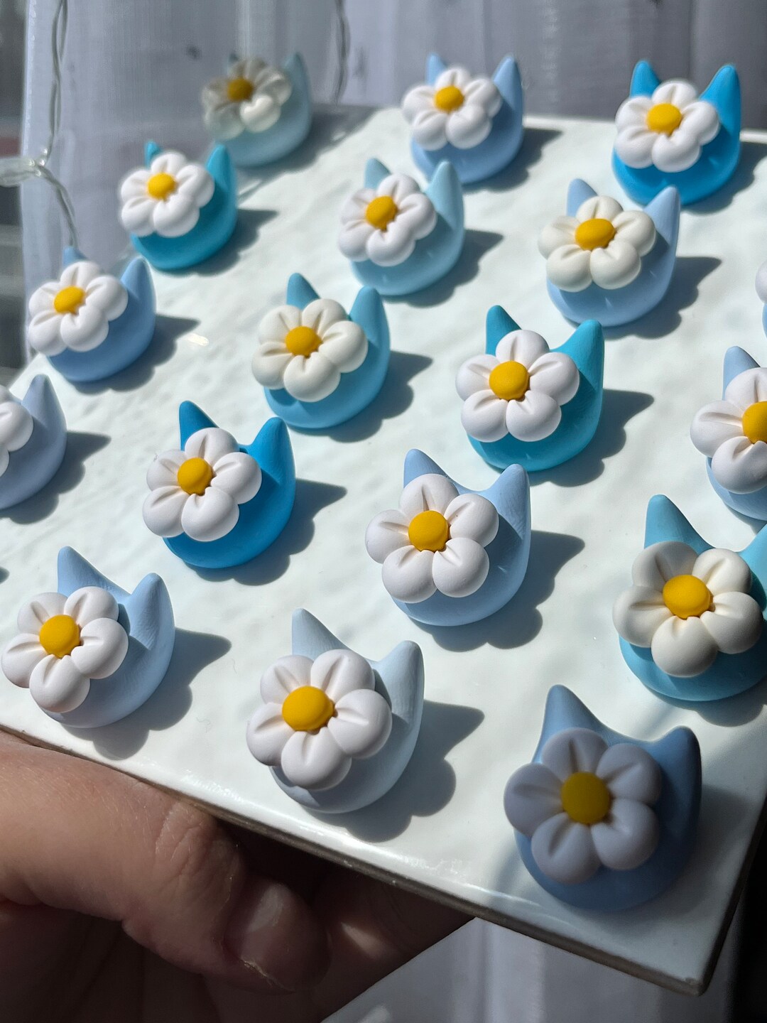 Blue Daisy Worry Slugs - Etsy