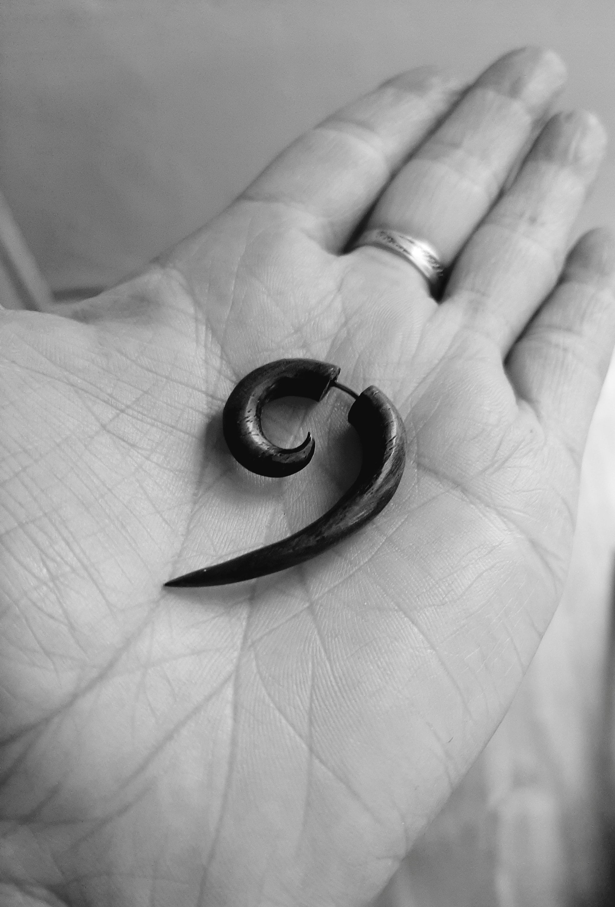 Fake Wooden Spacer Earring Piercing Man Woman - Etsy UK