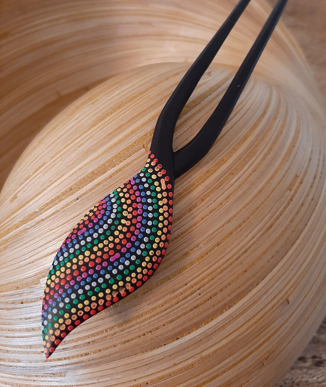 Wooden Hair Pick Pique Aboriginal Wand - Etsy