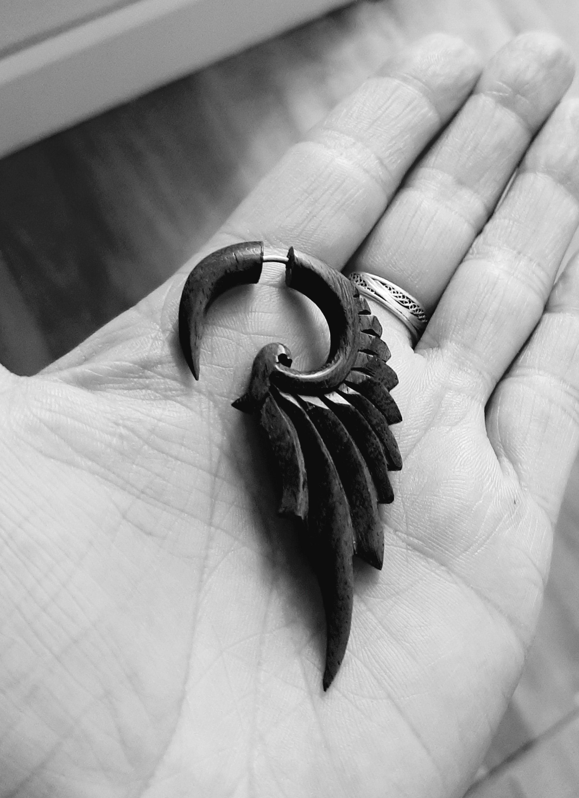 Fake Wooden Spacer Earring Piercing Man Woman - Etsy UK