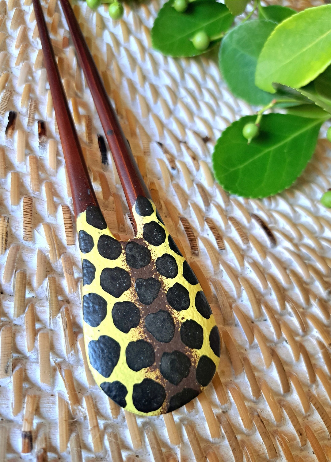 Wooden Bun Stick Hair Stick - Etsy