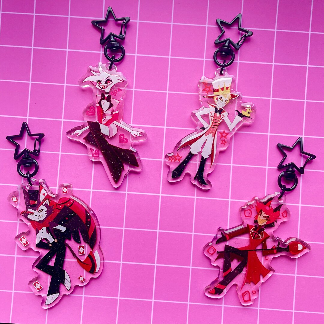 Hazbin Hotel Keychains - Etsy
