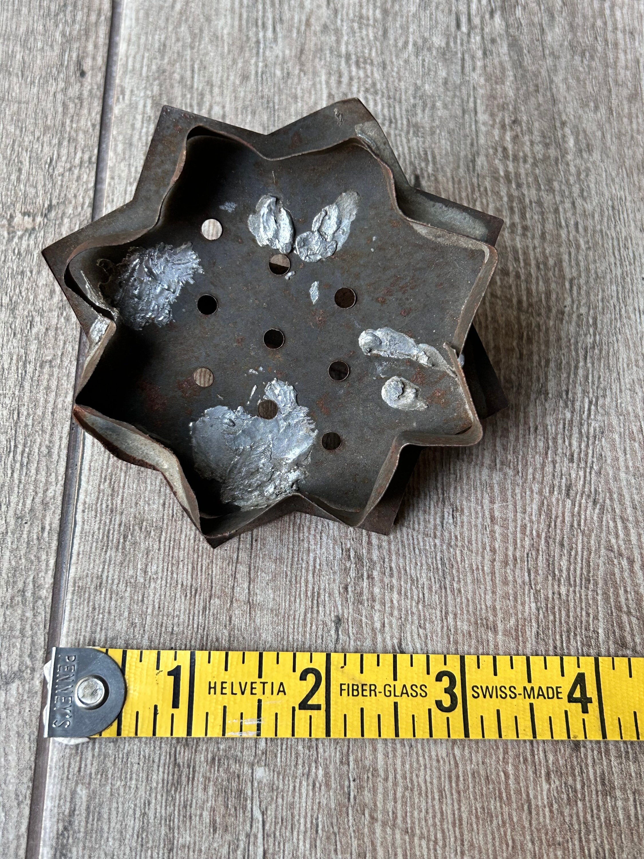 Antique Primitive Flat Back Cookie Cutter With Handle 19th Century Late ...