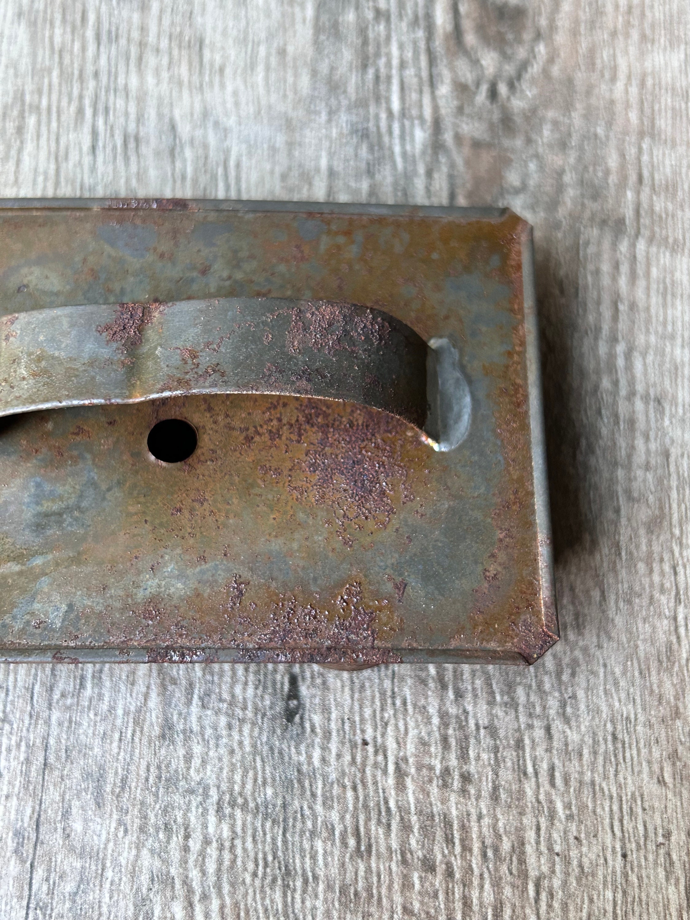 Antique Primitive Flat Back Cookie Cutter With Handle 19th Century Late ...