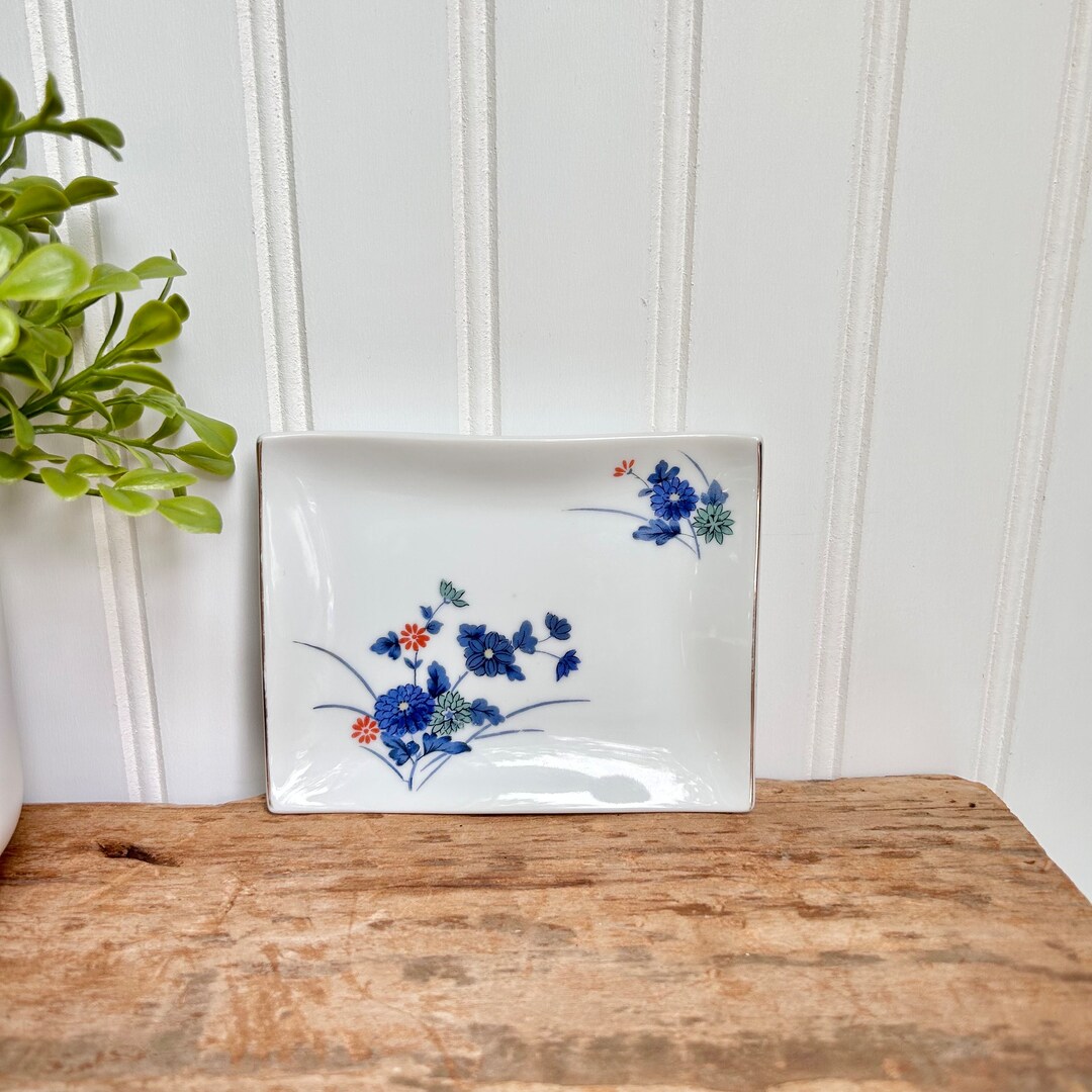 Vintage Japanese Sushi Plate, Soap, Trinket, Candy Dish | Small ...