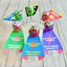PRINTED Personalized Superhero Cape Lollipop End of School Year Summer ...